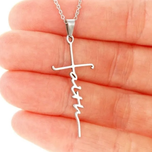 Jewelry | Faith Religious Faith Cross Chain Necklace | Poshmark